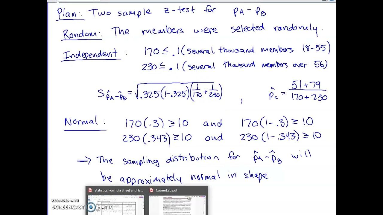 2024 AP Statistics Free Response Question #1 - YouTube