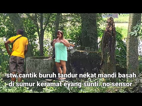 Virall..Stw cantik full senyum tandur di punden angker mbah sunti...jatikalen nganjuk
