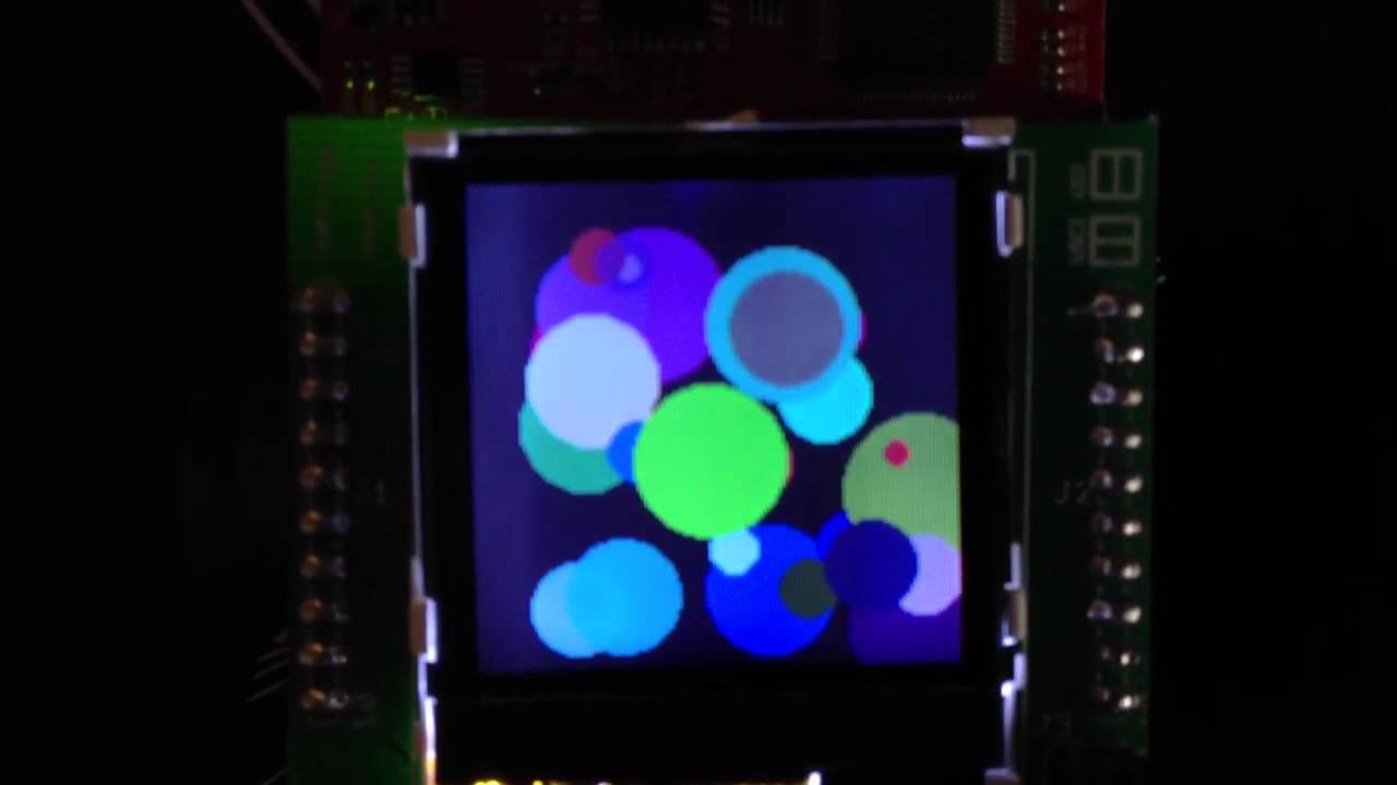 MSP430 LaunchPad Color LCD graphics library Nokia JD-T1800 - YouTube