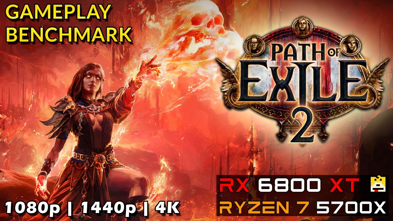 Path of Exile 2 Benchmark | RX 6800 XT + Ryzen 7 5700X | Gráficos al ...