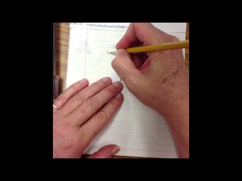 SA30 Unaccented Final Syllable (le, el, il, al) - YouTube