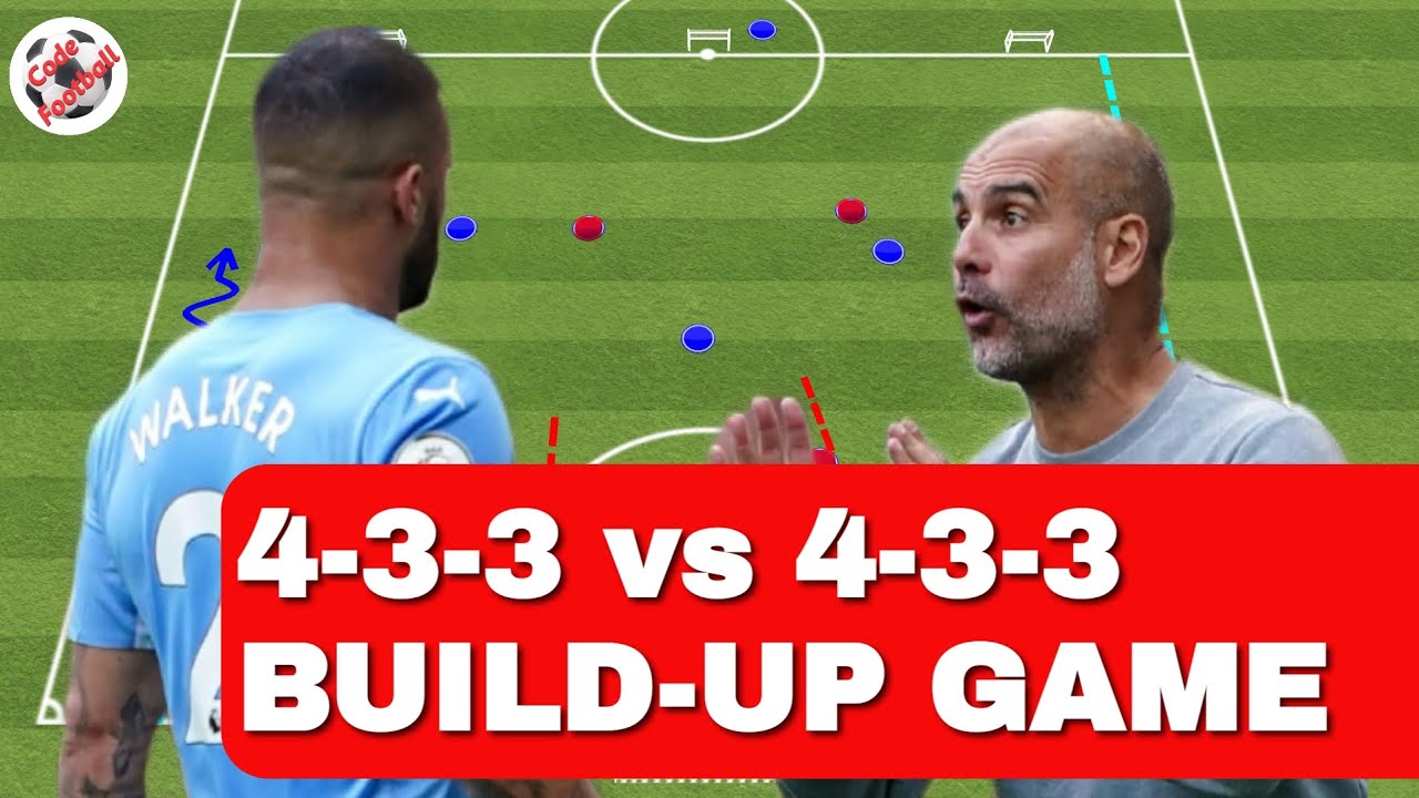 4-3-3 vs 4-3-3 build-up tactical game! - YouTube