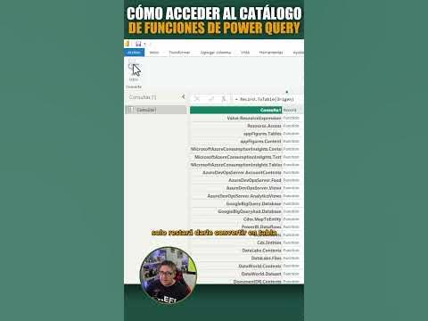 CÓMO ACCEDER AL CATÁLOGO DE FUNCIONES DE POWER QUERY 📊 - YouTube
