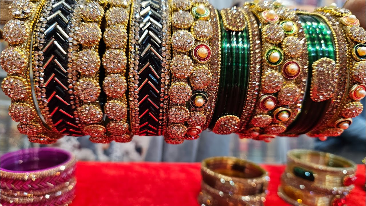 New design kaanch/glass bangles / नए डिजाइन काँच चूड़ियाँ ...