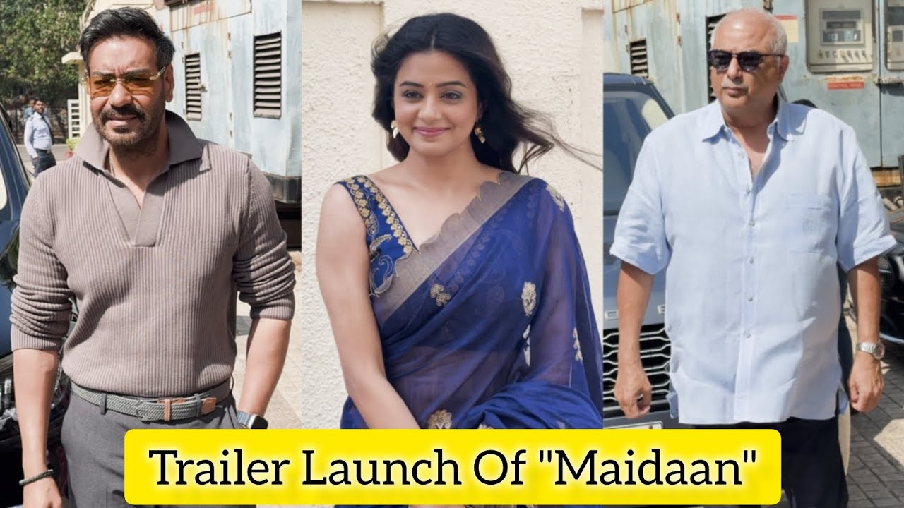 Ajay Devgan, Priyamani, Boney Kapoor Bigg Film Trailer Launch Of ...