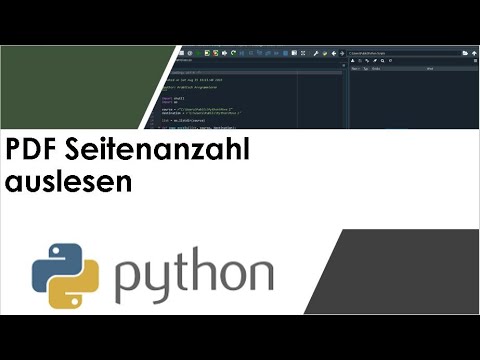 PDF Seitenanzahl auslesen mit PDFFileReader (Python Tutorial deutsch ...