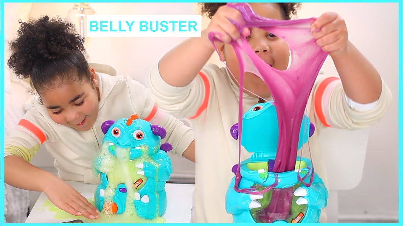 Belly Buster Slime Monster Crate Creatures - YouTube