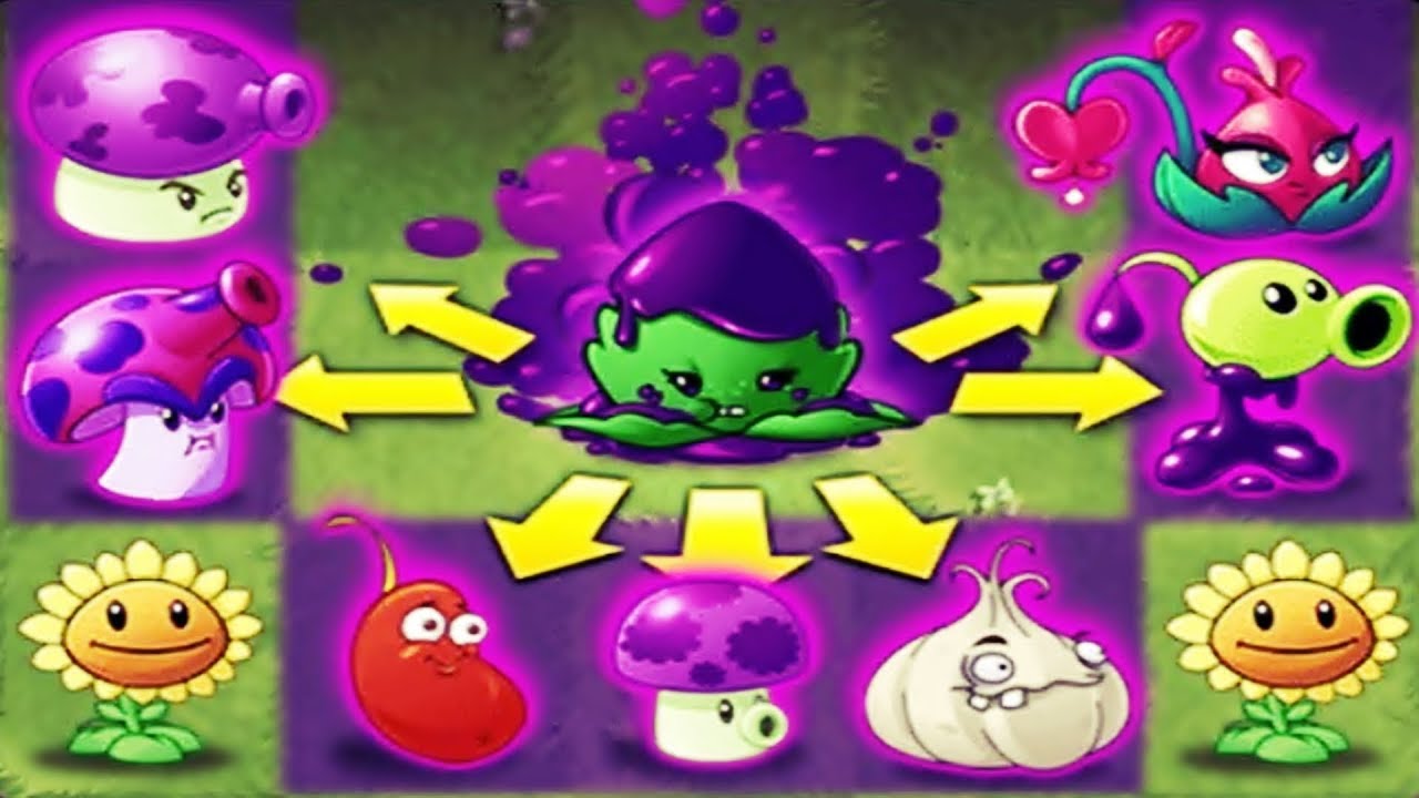 Plants vs. Zombies 2 BattleZ: Place Ail-mint to Boost Poison Plants and Fungi! - YouTube