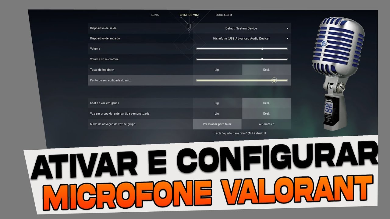Como Ativar e Configurar Microfone no Valorant - YouTube
