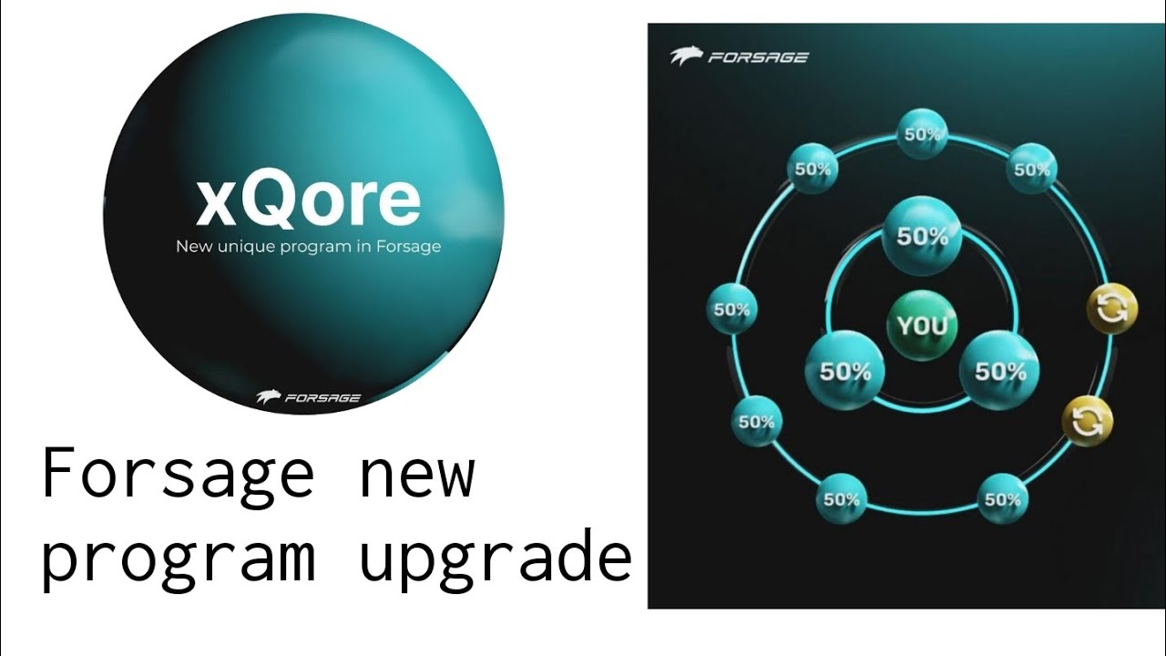 forsage xqore level upgrade system details #decentralizedplatform - YouTube