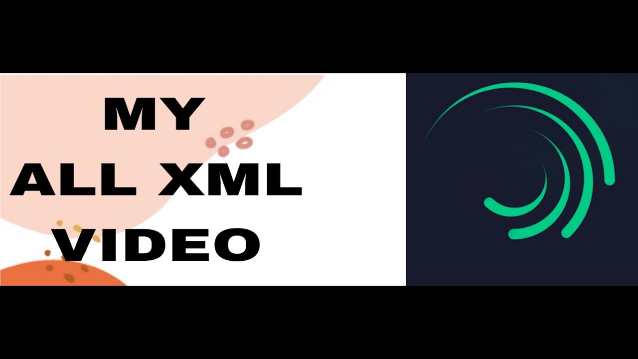 My all XML videos but some videos has mistakes - YouTube