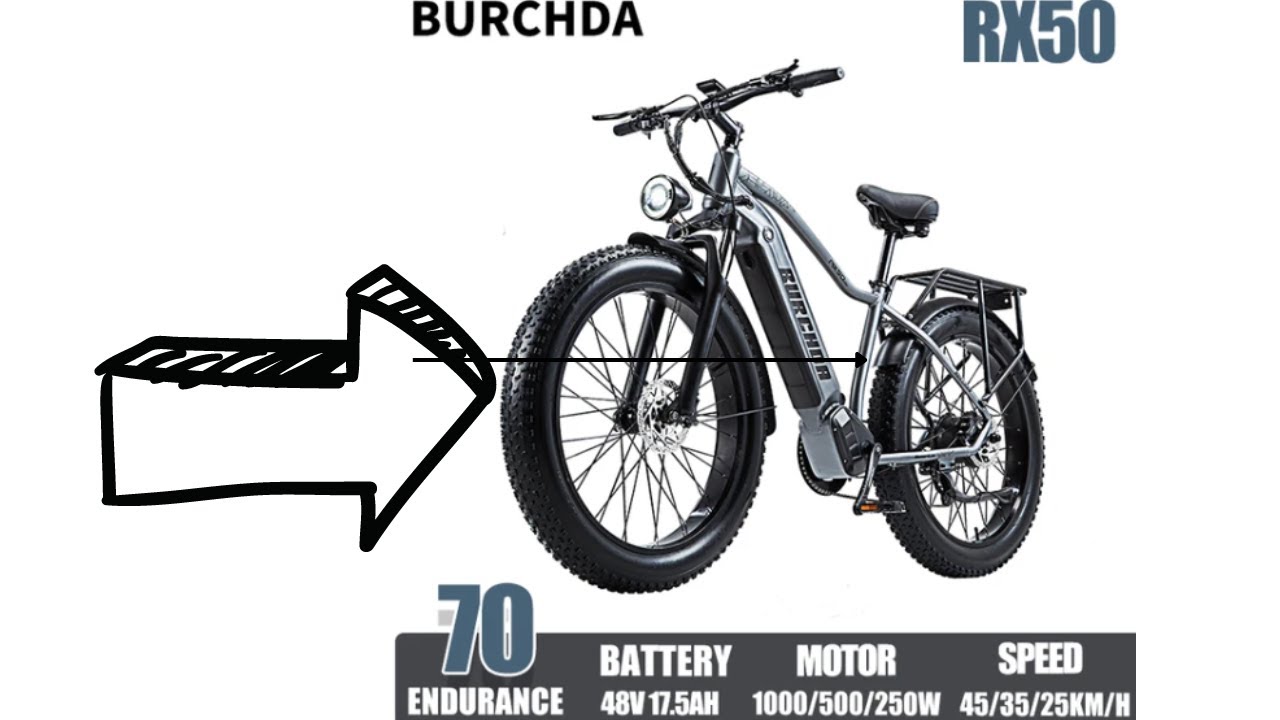 BURCHDA RX80 Electric Mountain Bike MTB - YouTube