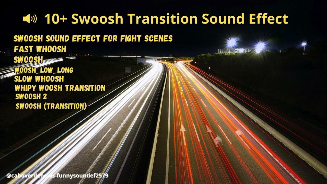 Swoosh Transition Sound Effect - YouTube