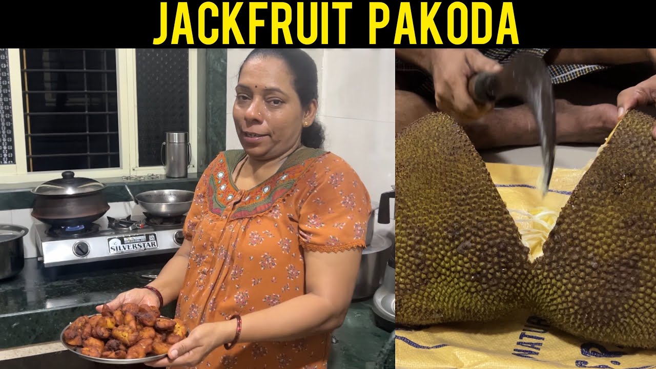 Mom made Jackfruit Pakoda | Urudha Pelakai | Pelakai Garige - YouTube