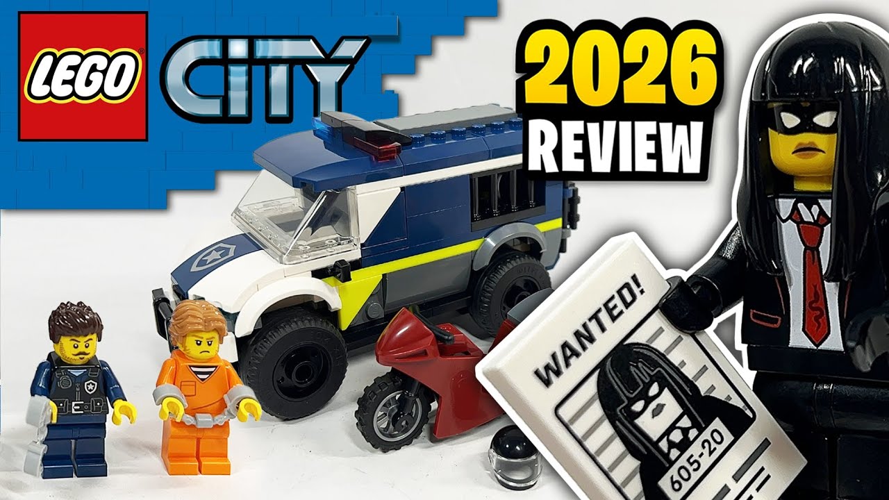 LEGO City Police Prisoner Transport Van (60479) - 2026 Set Review - YouTube