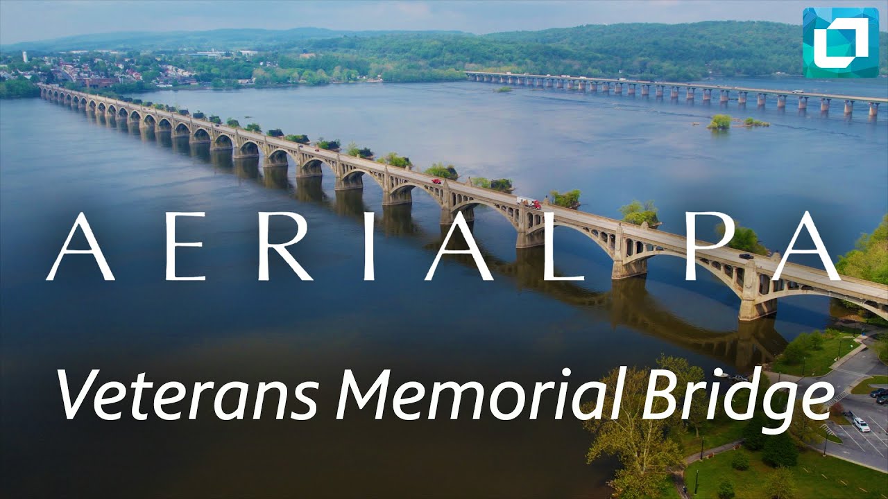 Veterans Memorial Bridge | Aerial PA - YouTube