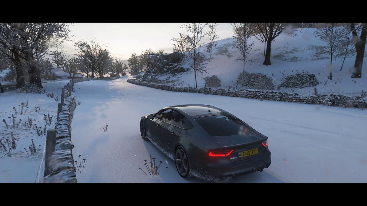 Forza Horizon 4 - Winter Season AUDI RS7 / GTX 1060 3G - YouTube
