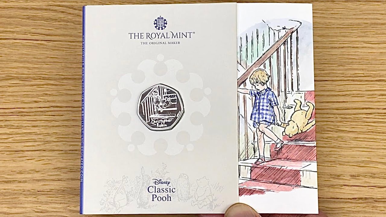 New Coin! Christopher Robin 50p Coin! - BUNC || Unpackaging / Unboxing ...