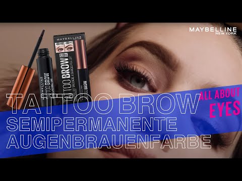 Wischfest, wasserfest und super ausdrucksstark: Tattoo Brow semipermanente Augenbrauenfarbe 👁👁