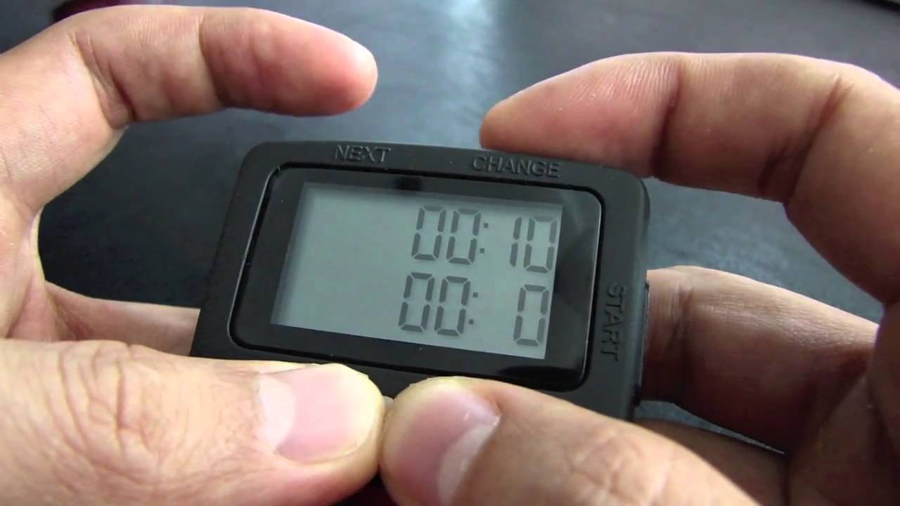 Gymboss Interval Timer Setup for Tabata, Crossfit and HIIT Workouts ...