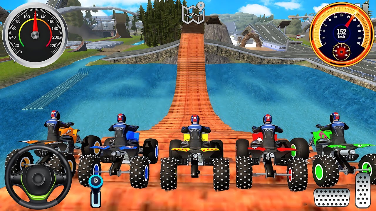 Impossible Dirt Quad Bikes Racing Game #2 - Extreme Motocross ATV Bike Stunts - Android IOS ...