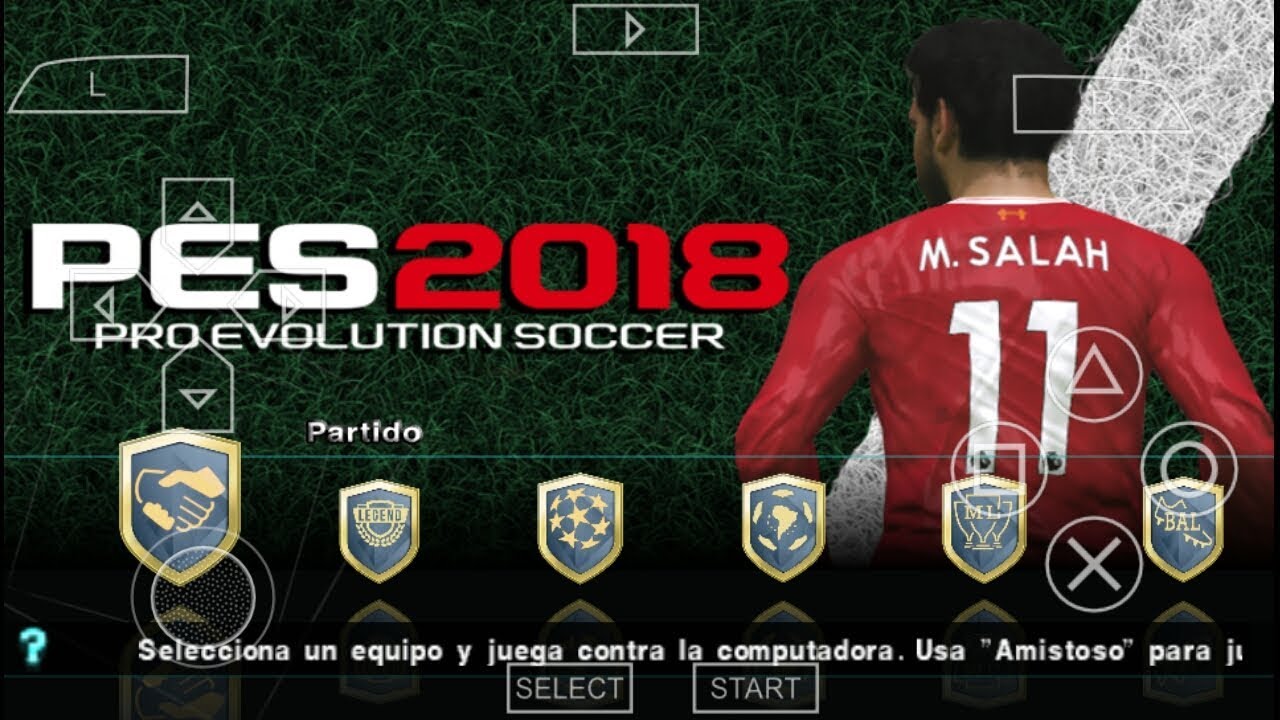 PES 2018 PPSPP HD ANDROID\ PC\ PSP - DOWNLOAD محمد صلاح - YouTube