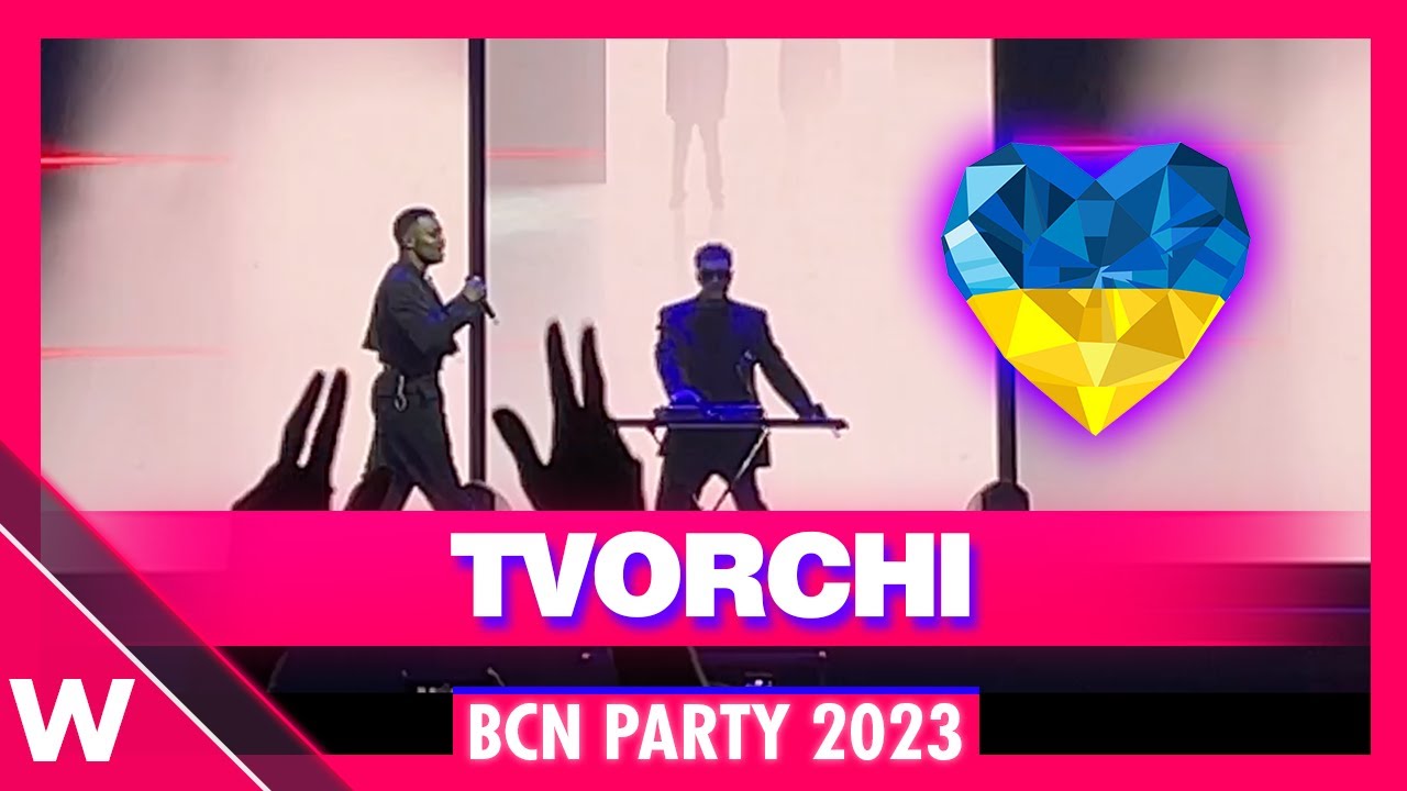 🇺🇦 LIVE: TVORCHI "Heart of Steel" @ Barcelona Eurovision Party 2023 ...