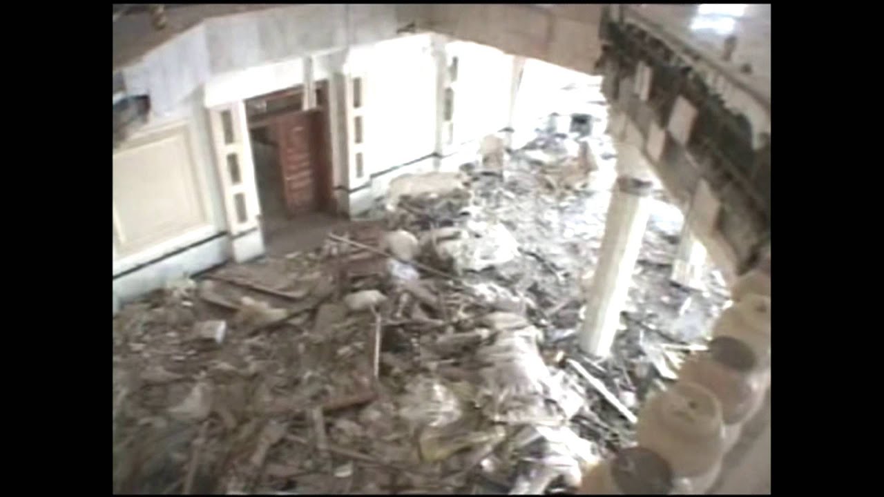 Iraq 2003 Saddams Bunkers and Palace in Bagdhad - YouTube