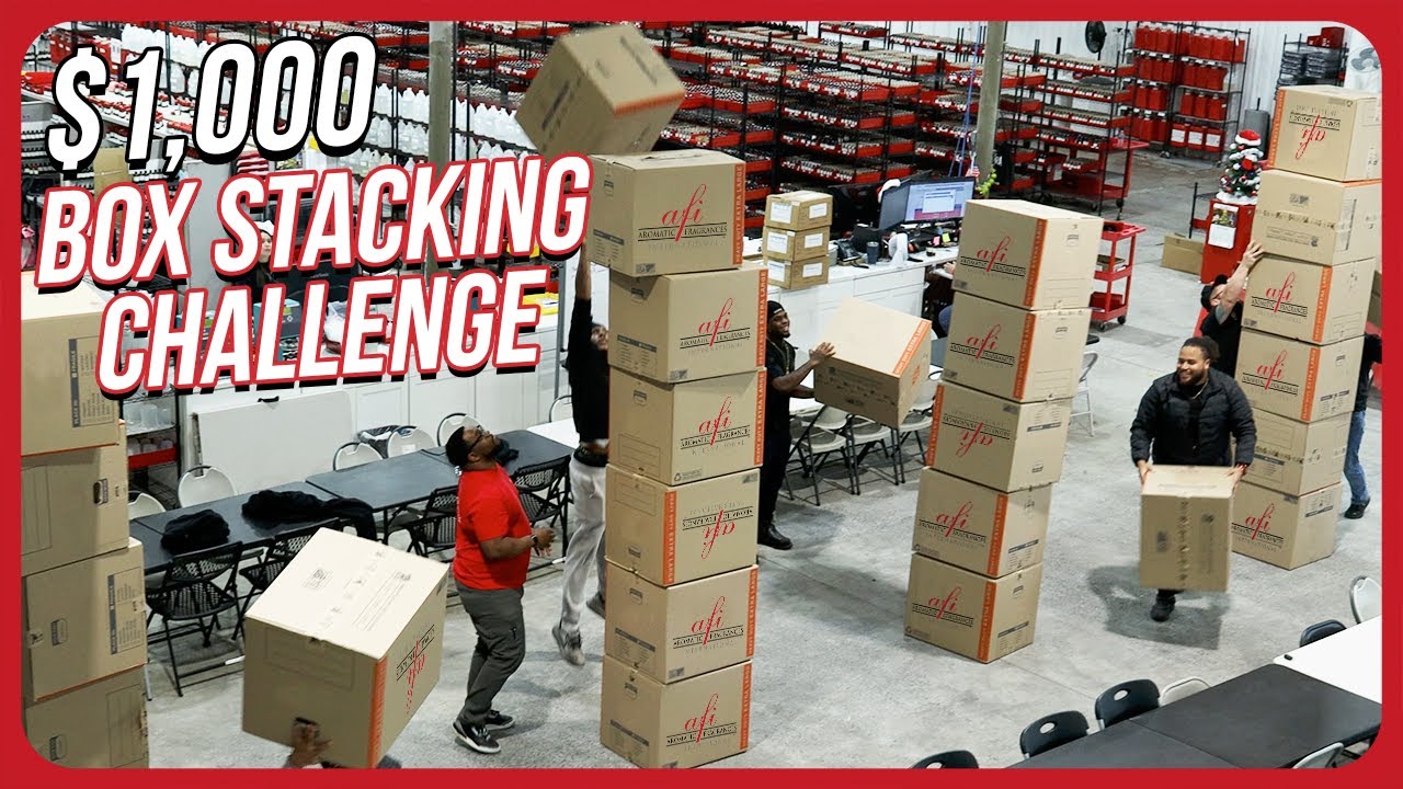 AFI's November $1,000 Giveaway (Box Stacking) - YouTube