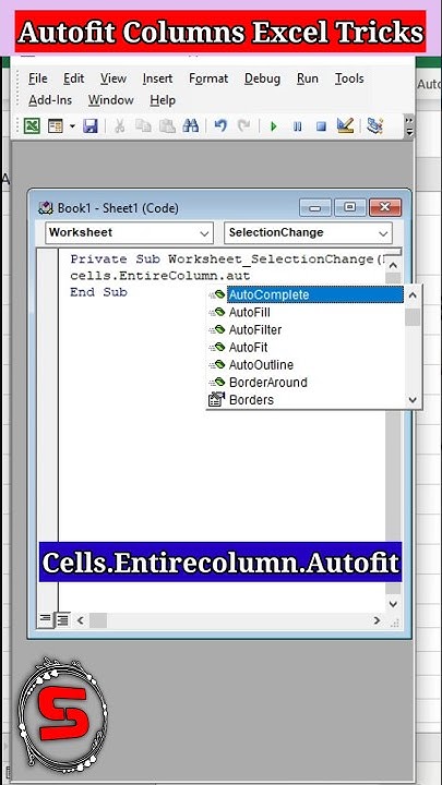 automatic adjust cell column width length | Autofit Column Excel | #excel #shorts - YouTube