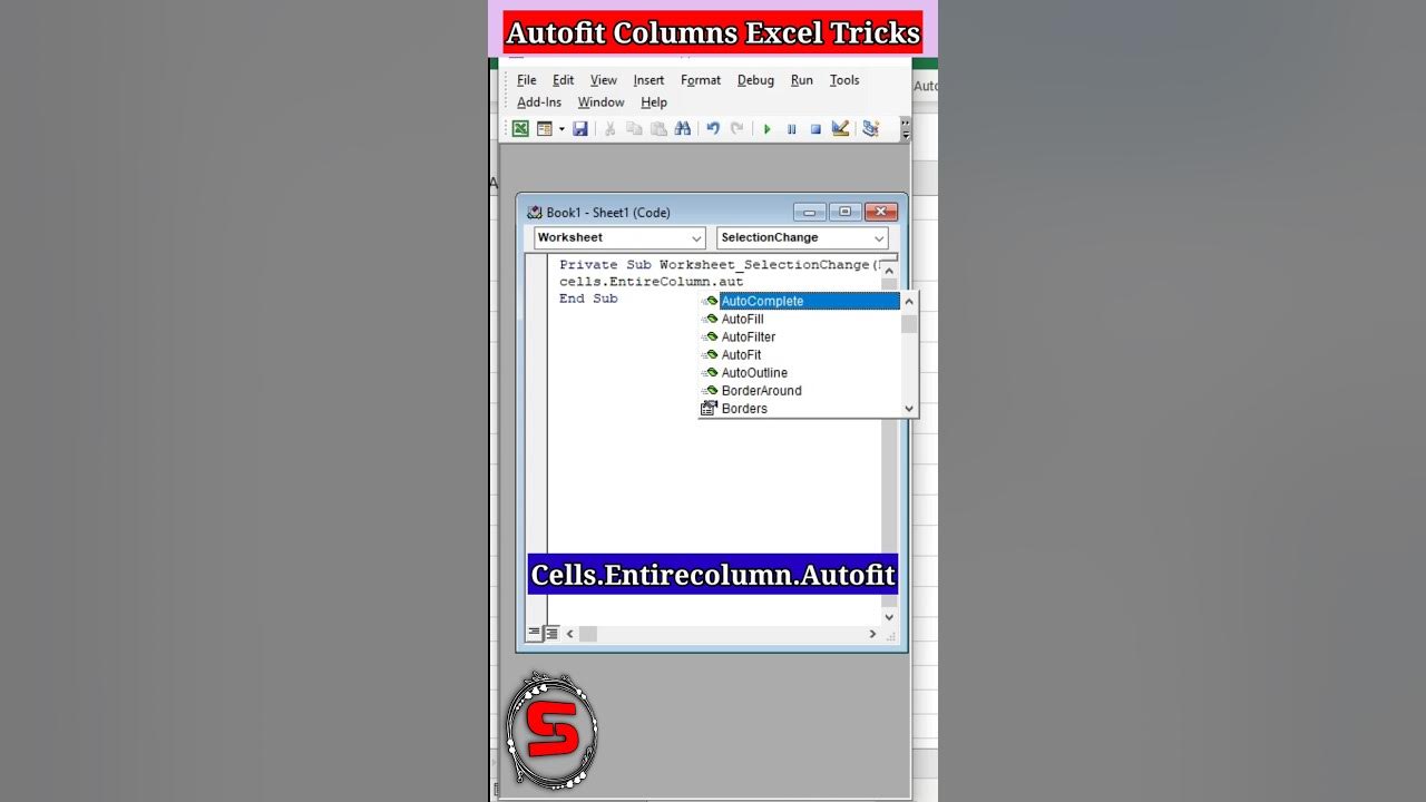automatic adjust cell column width length | Autofit Column Excel | #excel #shorts - YouTube