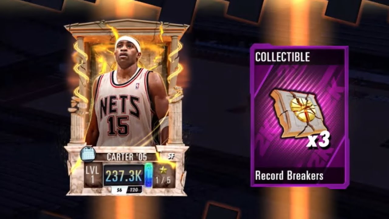 Record Breakers Vince Carter Gameplay | NBA 2K Mobile - YouTube