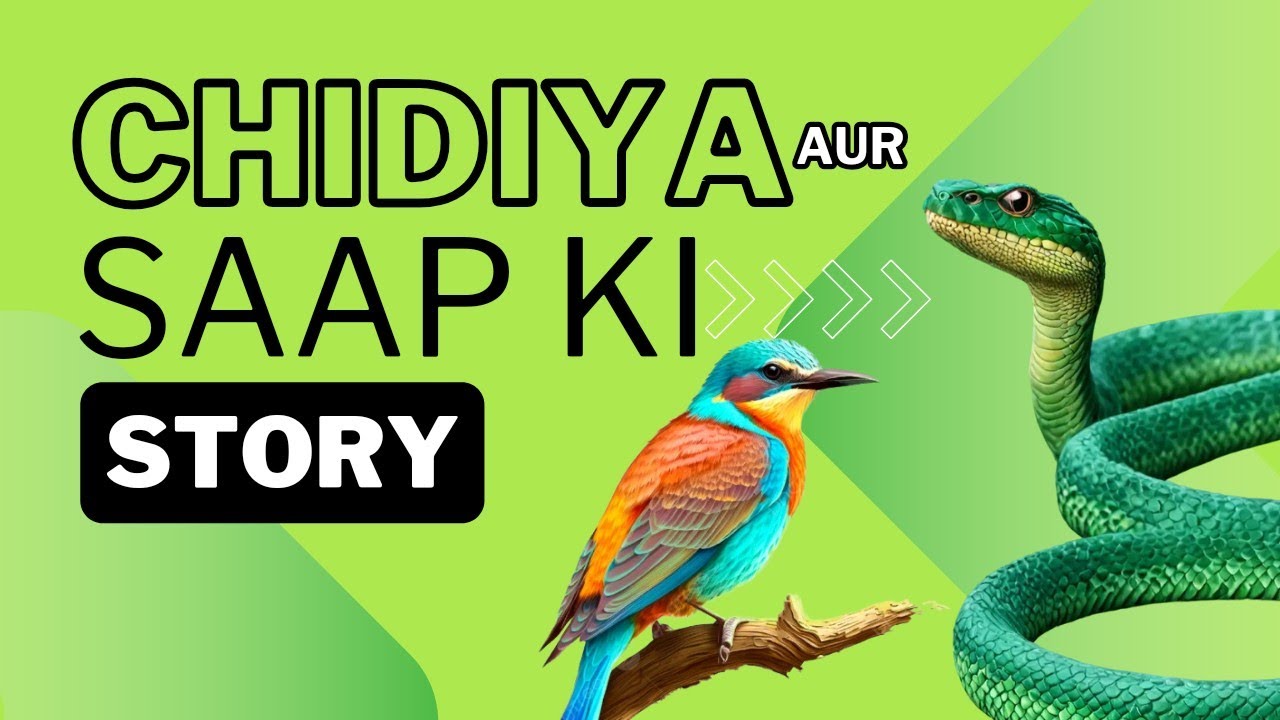 snake and bird moral story |Chidiya aur saap ki kahani / hindi kahani # ...