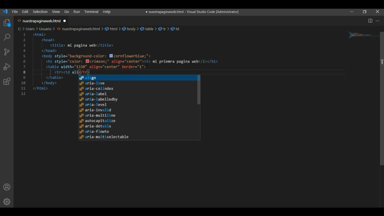 TUTORIAL HTML en VSC - YouTube