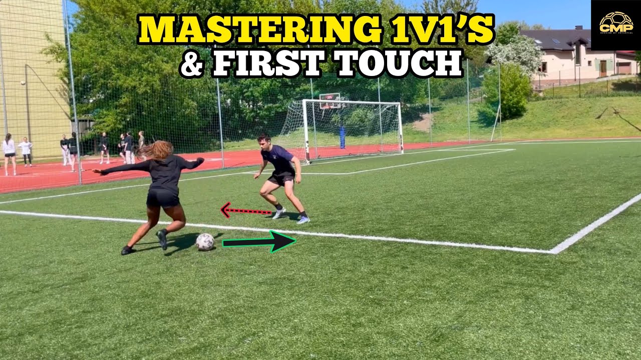 Breaking down a perfect first touch & 1v1 mastery with a pro footballer ...