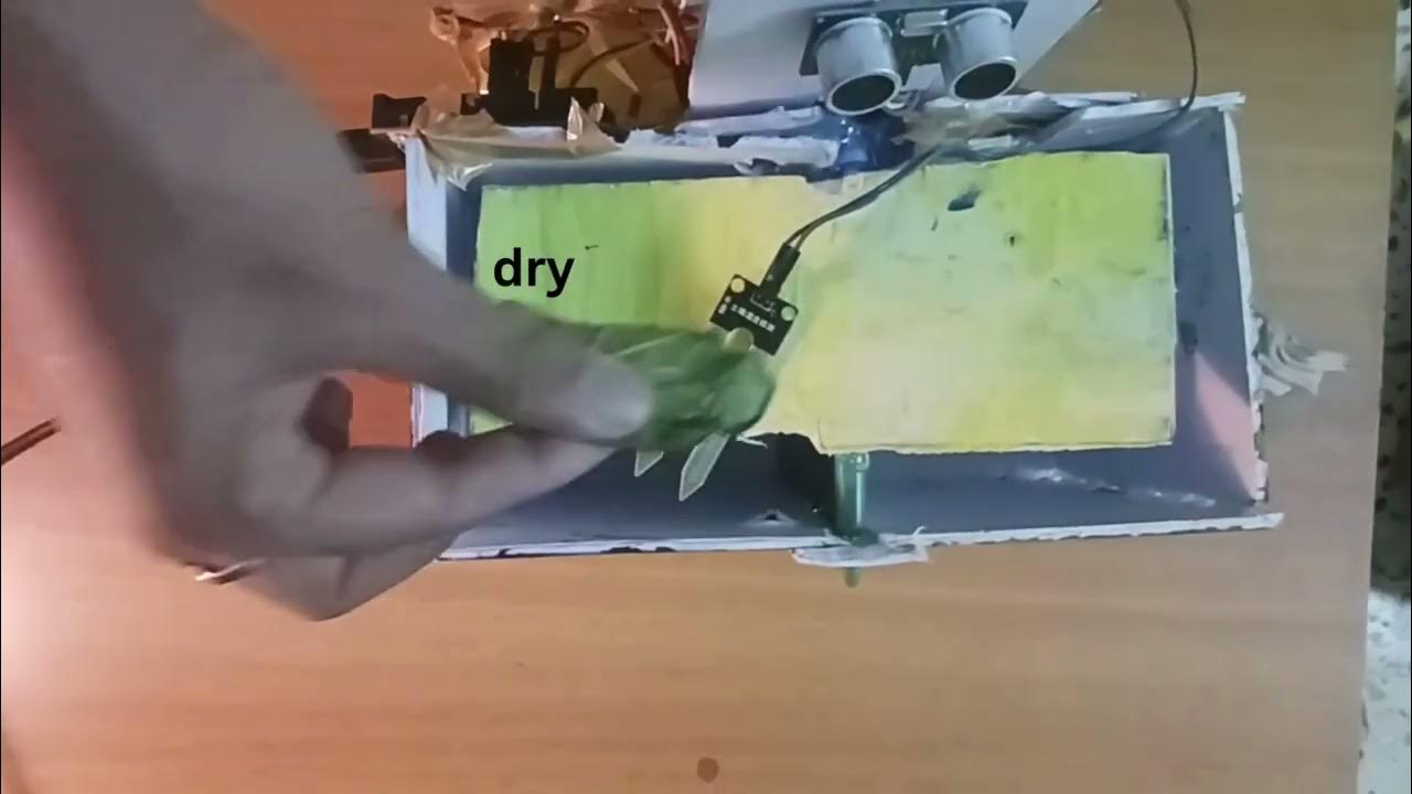 Dry and wet waste segregation project | Ultrasonic Sensor | Soil ...