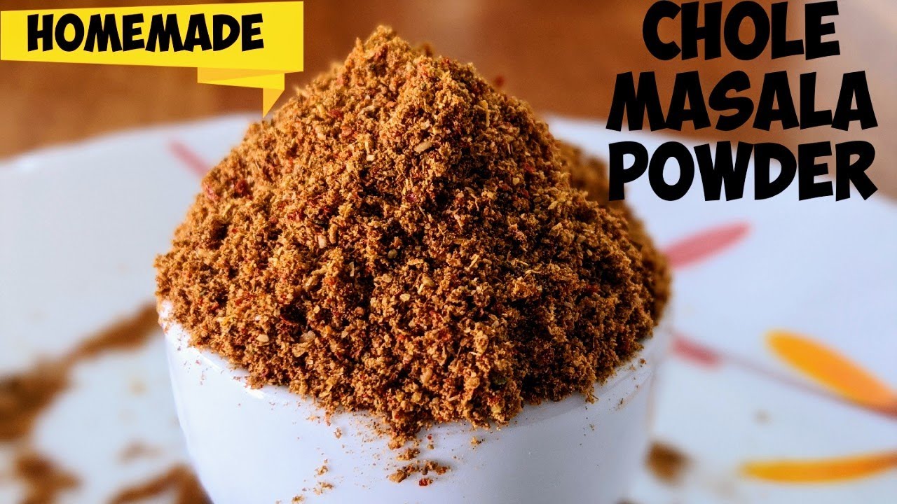 homemade chole masala powder|how to make dry chole masala powder|chole ...