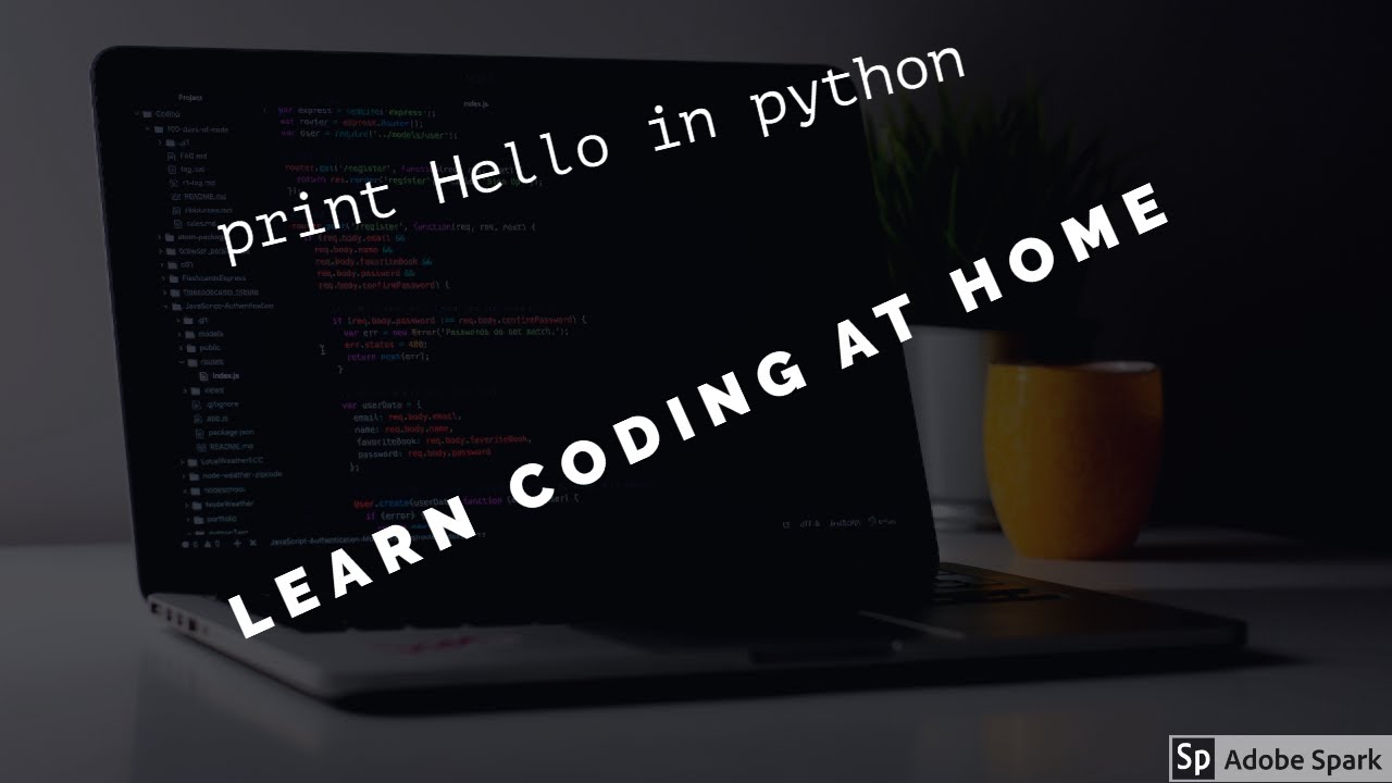 Beginner Python Tutorials - print hello - YouTube