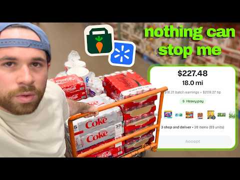 Instacart Blessed me with a $227 Batch! HUGE & HEAVY Ride-Along
