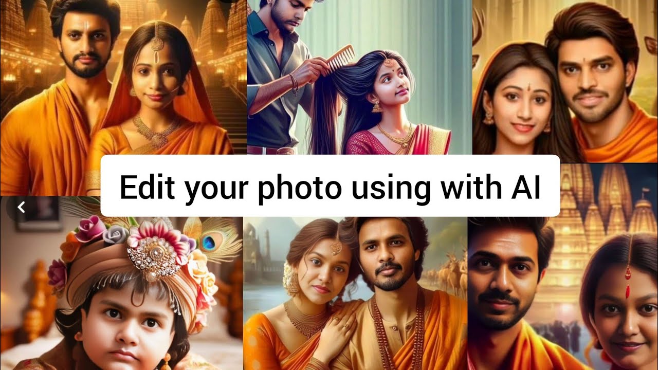Ram sita AI generated ️ vedio#how to make ram sita images#insta ...