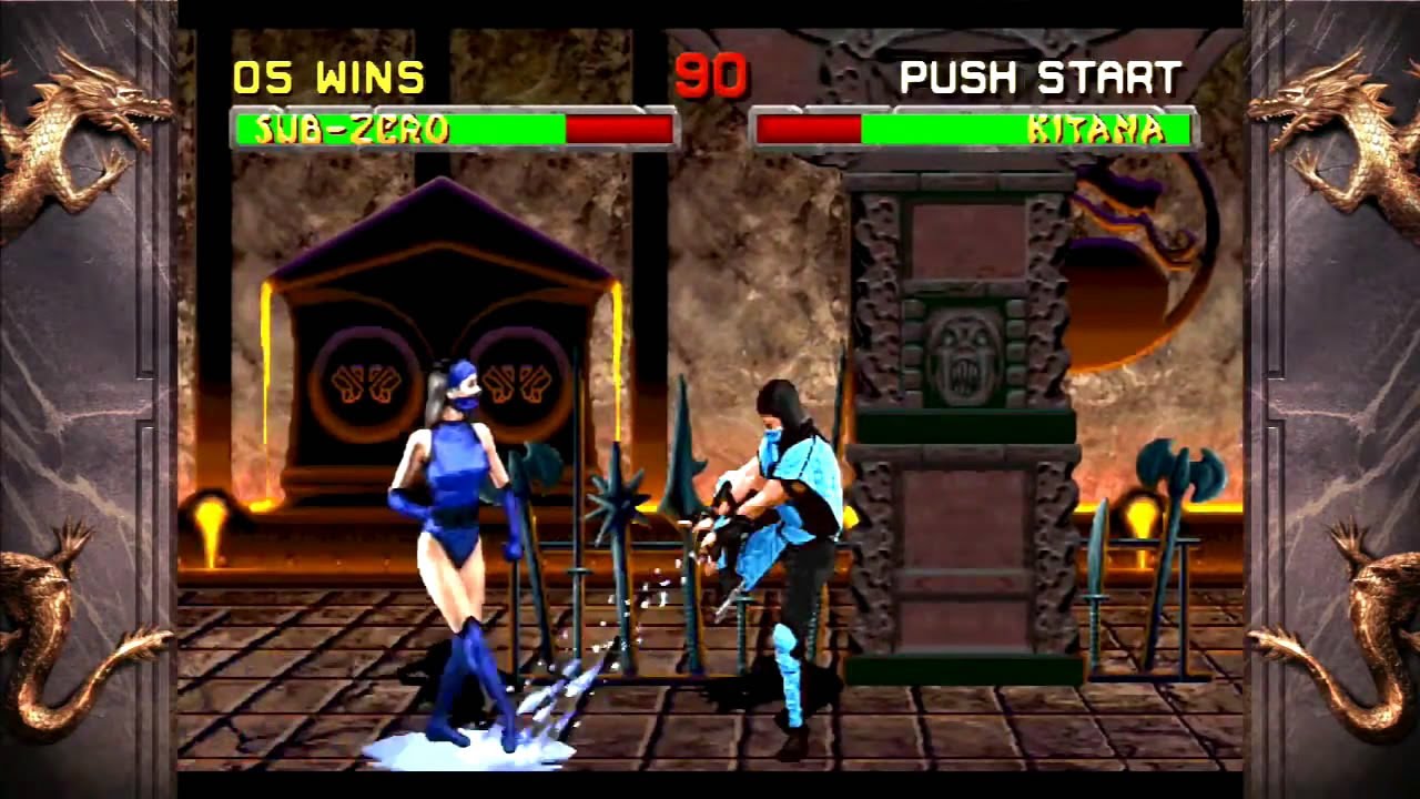 Mortal Kombat II (SUB-ZERO) {vs. KITANA #06} [MK HD Kollection PS3 ...