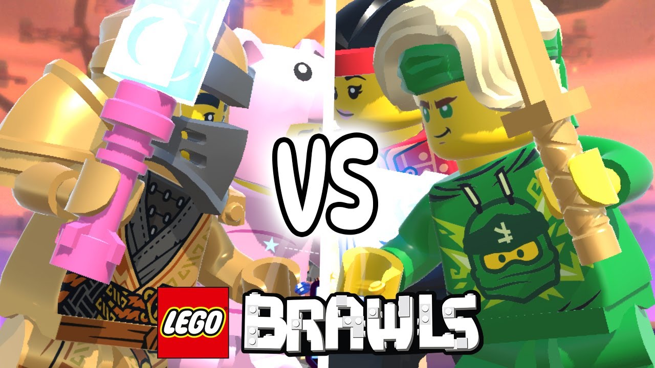 jako COLE walczę z LLOYDEM w ŚWIECIE LEGO NINJAGO w LEGO BRAWLS - YouTube