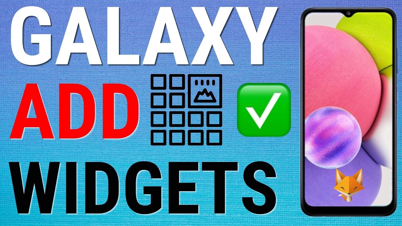 How To Add Widgets To Your Home Screen On Samsung Galaxy YouTube How To Add Widgets To Your Home Screen On Samsung Galaxy YouTube