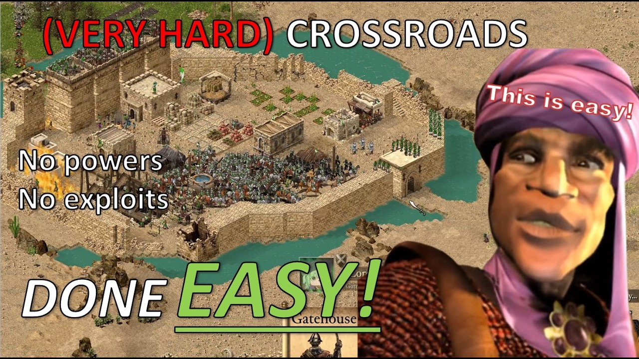 (VERY HARD) Crossroads done EASY! - NO POWER/MAGIC BAR - Stronghold ...