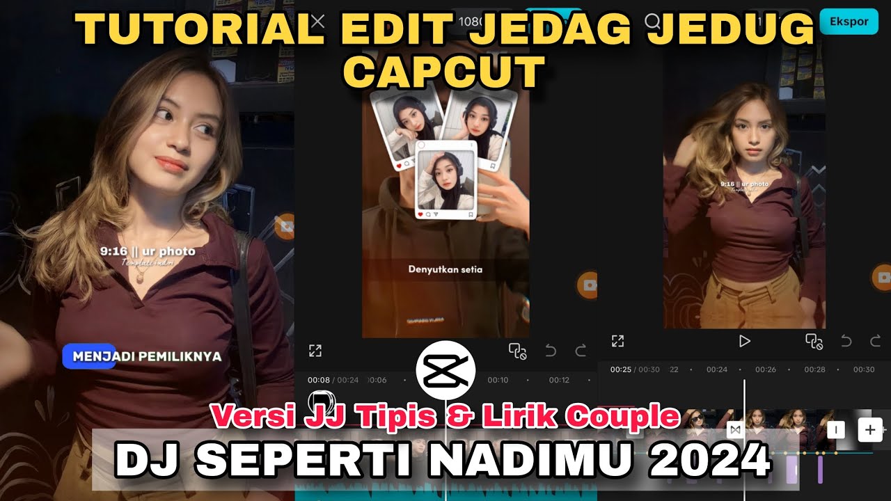 Tutorial Edit Jedag Jedug Capcut DJ SEPERTI NADIMU 2024 - YouTube