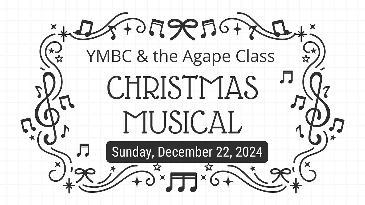 Adult Church School Class: YMBC & The Agape Class - Sunday, December 22 ...