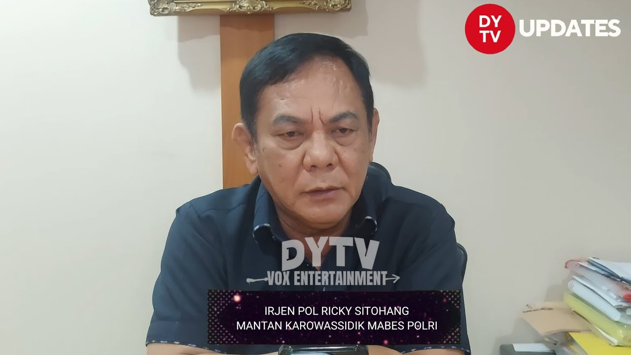 IRJEN POL RICKY SITOHANG SOAL BANDING NIKITA MIRZANI MENJADI 6 TAHUN ...