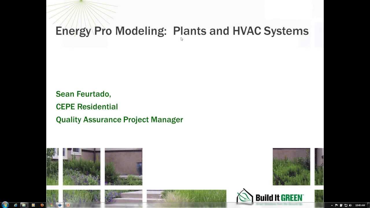 Energy Pro Modeling: Plants and HVAC Systems - YouTube