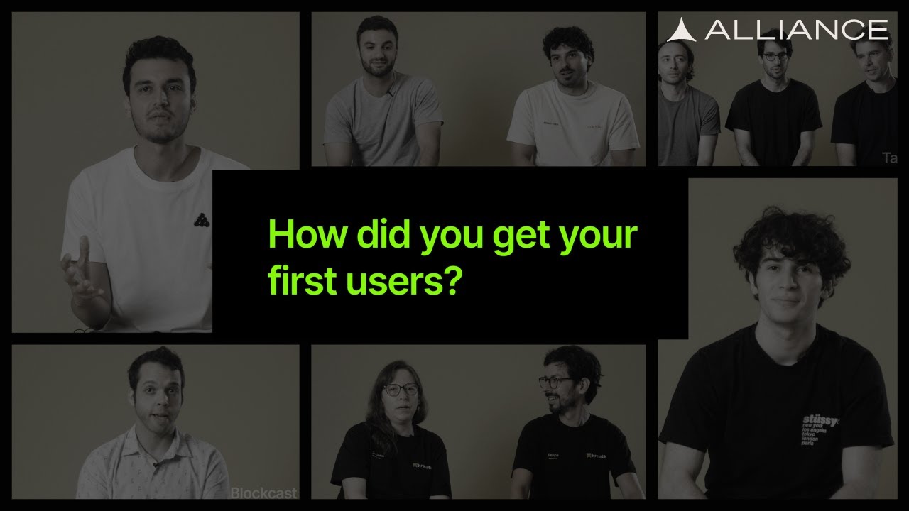 How to Get Your First Users - YouTube