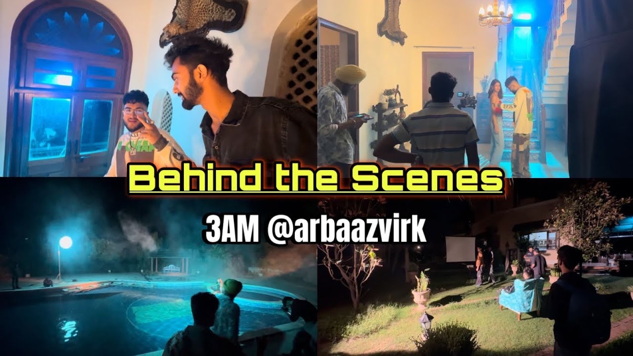 Behind the scenes of 3 AM song by Arbaz Virk🔥 || song shooting💥 - YouTube